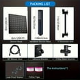 1 Set Shower Head Combo-10 Inch Large High-Pressure Rainfall Shower ...