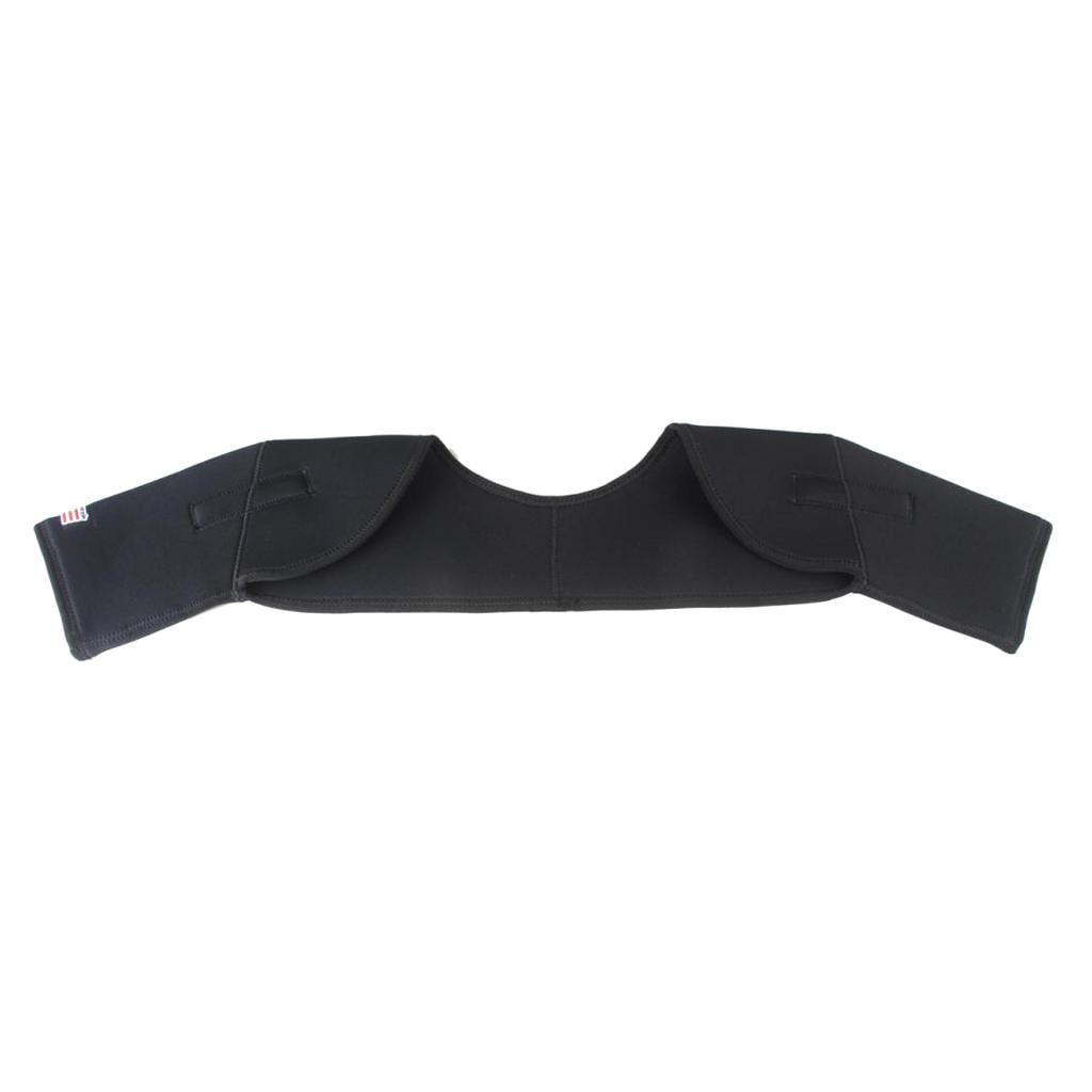 Double Shoulder Brace Shoulder Guards Black for Shoulder Pain, Joint ...