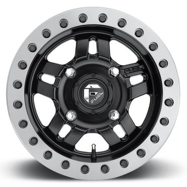 Fuel Hardline Beadlock 15x10 Wide ATV/UTV Wheel - Gloss Black (4/137) 5 ...