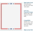 Current Stars & Stripes Patriotic Letter Papers - Set of 25 Summer ...