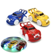 TRARIND 8 inch LED Light Car Toys, Kids Light Up Car Play Vehicles with ...