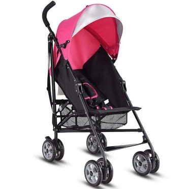 Wonder Buggy Skyler Jumbo Umbrella Stroller With Round Canopy & Mesh ...