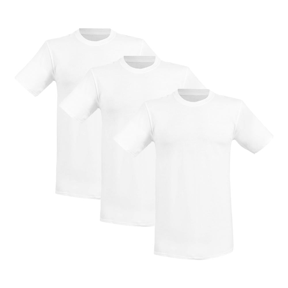 Playera Hanes Red Label para Hombre, 3 Piezas Blanco Talla G | Walmart ...