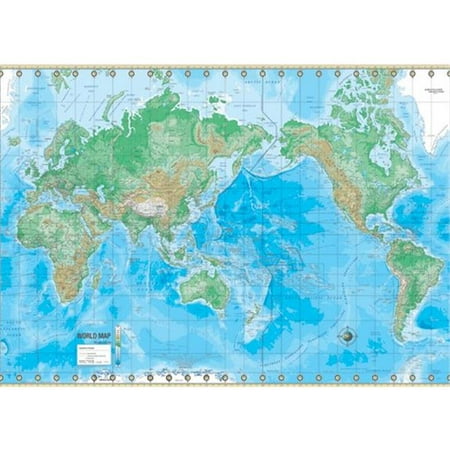 Universal Map 29177 Advanced Physical World Paper - Rolled Map ...