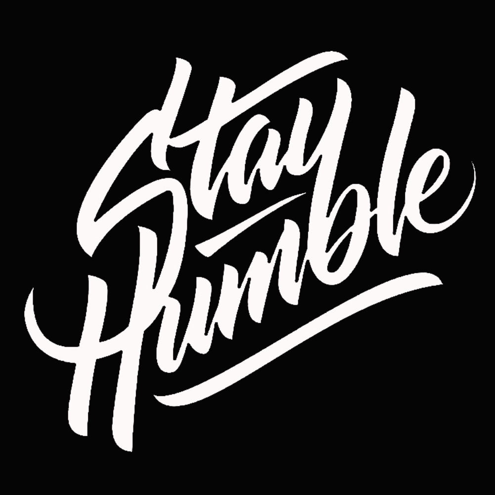 Hloma Stay Humble Letters Reflective Car Vehicle Body Window Decals ...