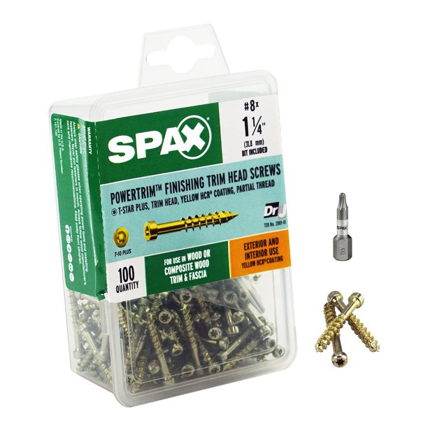 Tornillos SPAX #8 x 3,2 cm Powertrim Torx 100 unidades | Bodega Aurrera ...