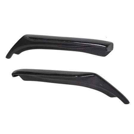 Rear Bumper Lip Splitter Diffuser, Carbon Fiber Clear Texture Rear ...