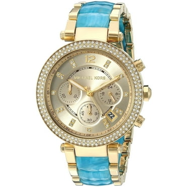 Michael Kors Parker Two-Tone Women's Watch, Stainless Steel, Water ...