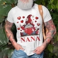 Cute Gnome Nana Valentines Day Women Family Matching TShirt - Walmart.com