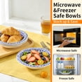 50 20-ounce paper bowls, disposable heavy-duty bowls, leak-proof, cut ...