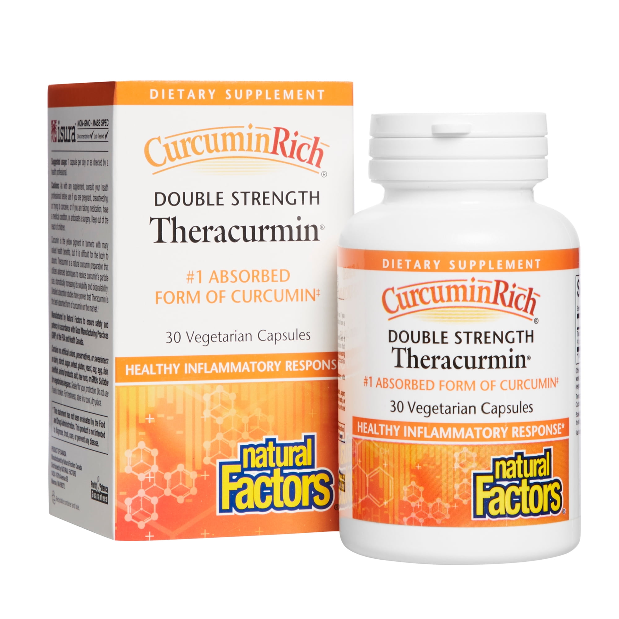 CurcuminRich Double Strength Theracurmin by Natural Factors, Supports ...