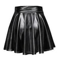 HXWCHs Fashionable Flared A-Line Mini Skirt for Women with Pleated ...
