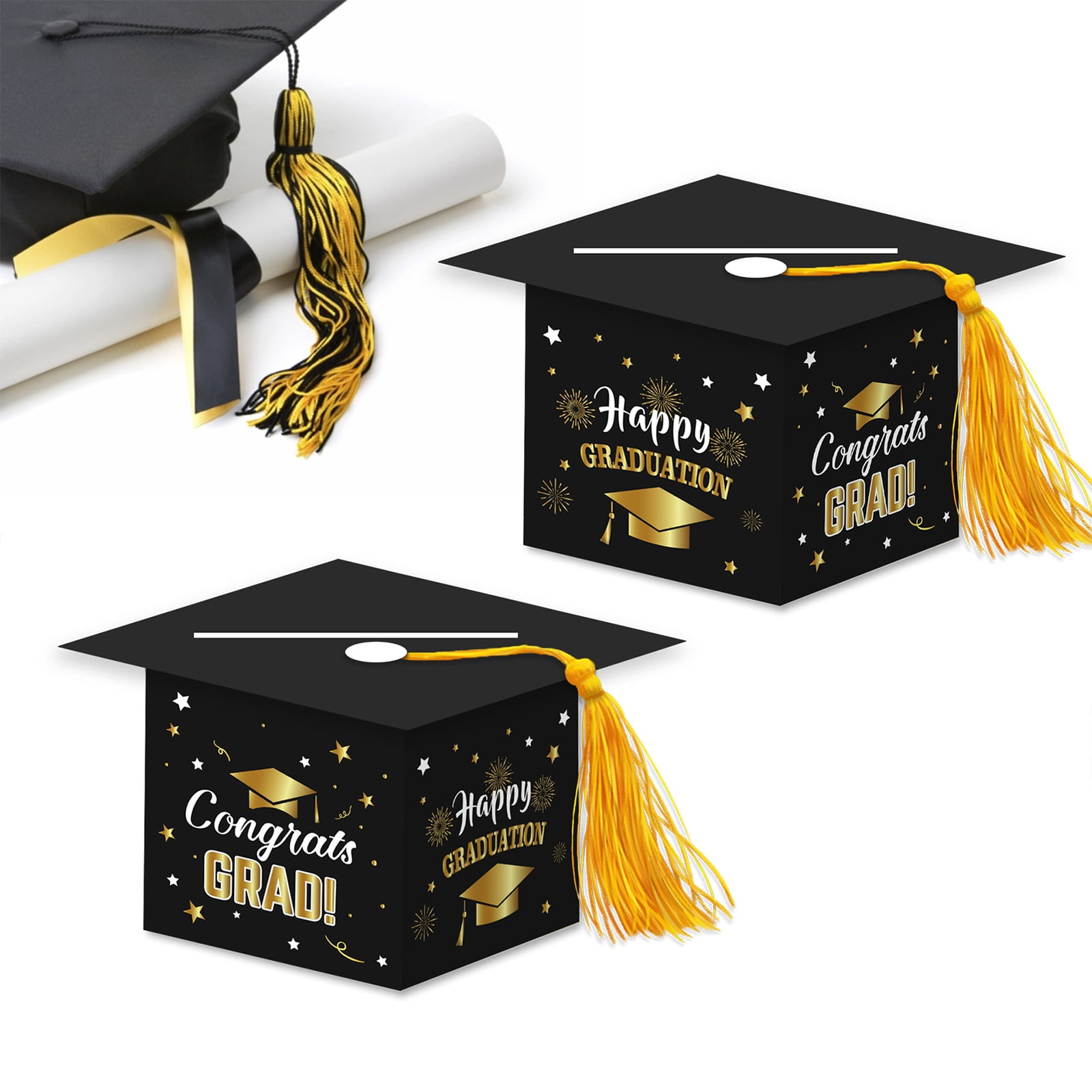 Gold Graduation Cap 2022