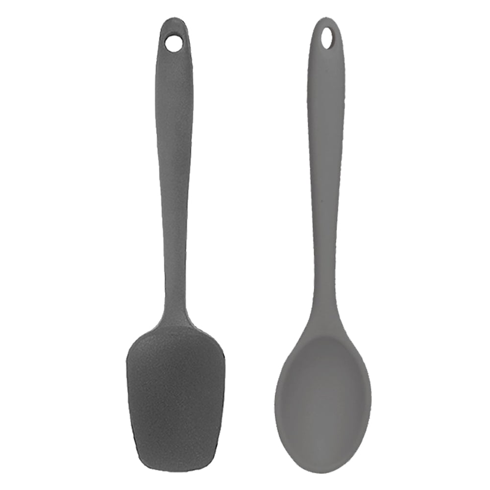 2 Piece Mini Kitchen Utensil Set- Silicone Kitchen Tools with Spatulas ...