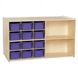 Contender C16609LG Double Storage with 12 Lime Green Trays, RTA ...