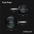Circulon 2 Qt. SteelShield C-Series Tri-Ply Clad Nonstick Saucepan with ...