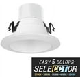 Elite REL437-CCT Series LED Retrofit Baffle Trim, Color SeleCCTor 2700K ...