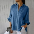 Erwazi Button Down Shirts for Women Long Sleeve Summer Tops Back Tie ...