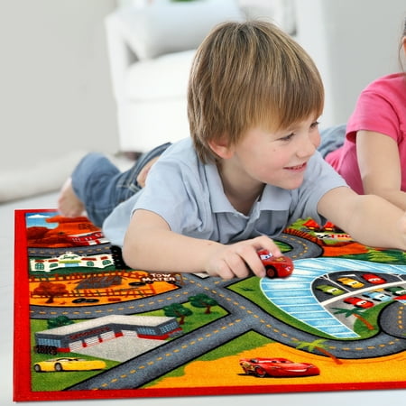 Disney Cars 3 HD Road Rug, 54"x78" - Walmart.com - Walmart.com