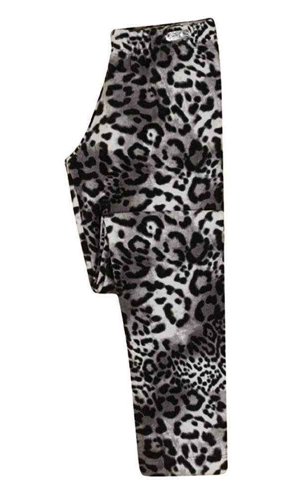 Girls Leggings Kids Cheetah Print Stretch Pants Sizes 2-10 Years ...