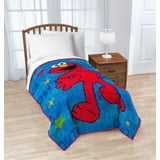 Sesame Street Elmo 62" x 90" Plush Microfiber Blanket, 1 Each - Walmart.com