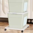 QSTDGVPW Storage Box Mobile Rolling Stand Audio Rack for Office Gaming ...
