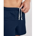 Hanes Originals Mens Tri Blend Jersey Shorts Pull On Athletic Navy