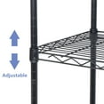 ZenSports 5-Tier Mobile Storage Rack 300LBS Steel Wire Shelving Unit W ...