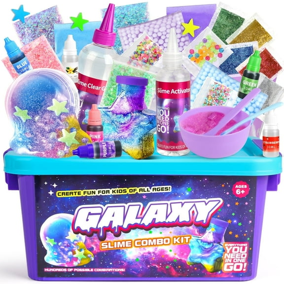 Butter Slime Kit Slime Toys Squishy Toys Color Gradient Multi-Colored ...