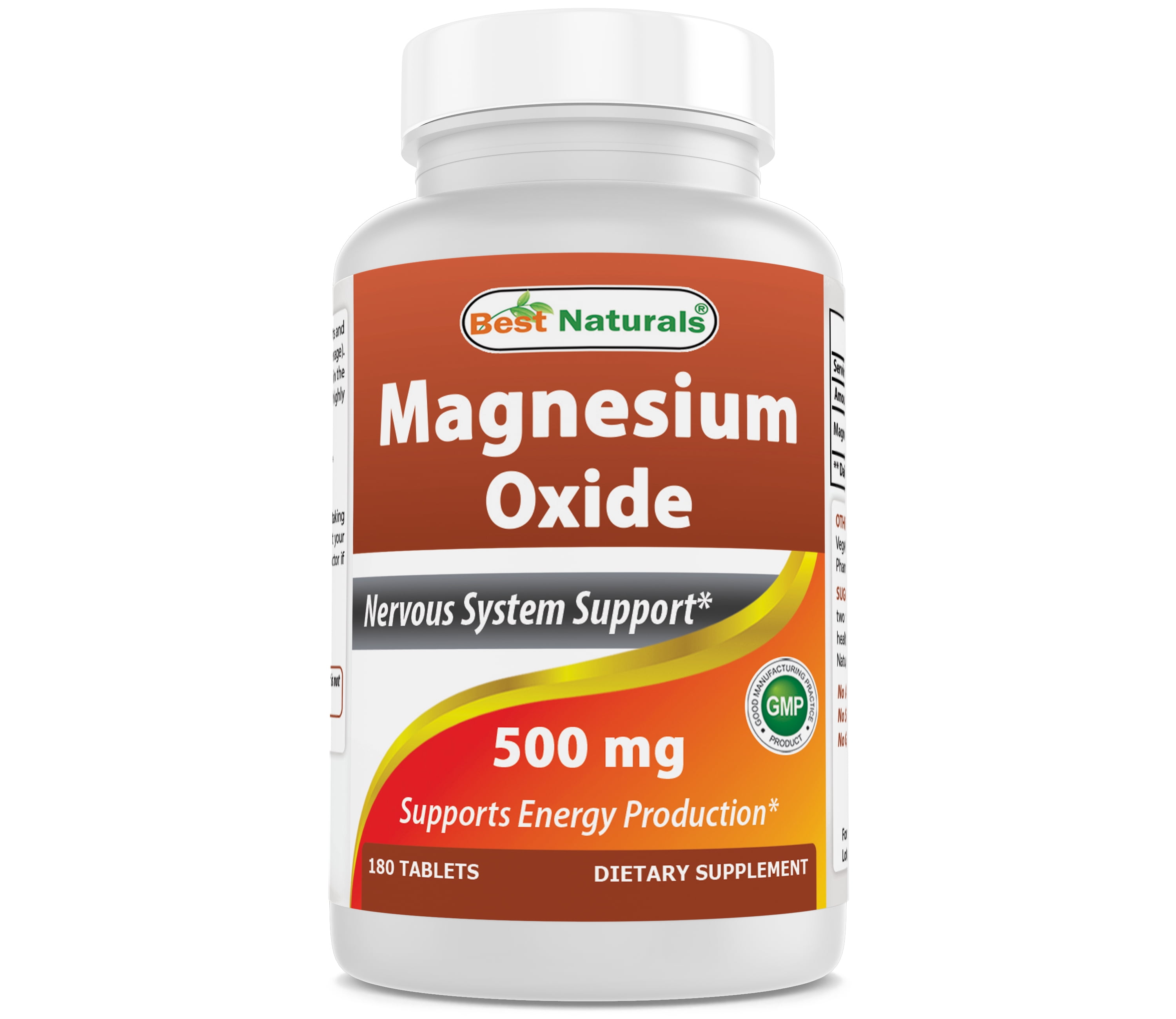 Best Naturals Magnesium Oxide 500 Mg 180 Tablets Walmart Best Naturals Magnesium Oxide 500 Mg 180 Tablets Walmart