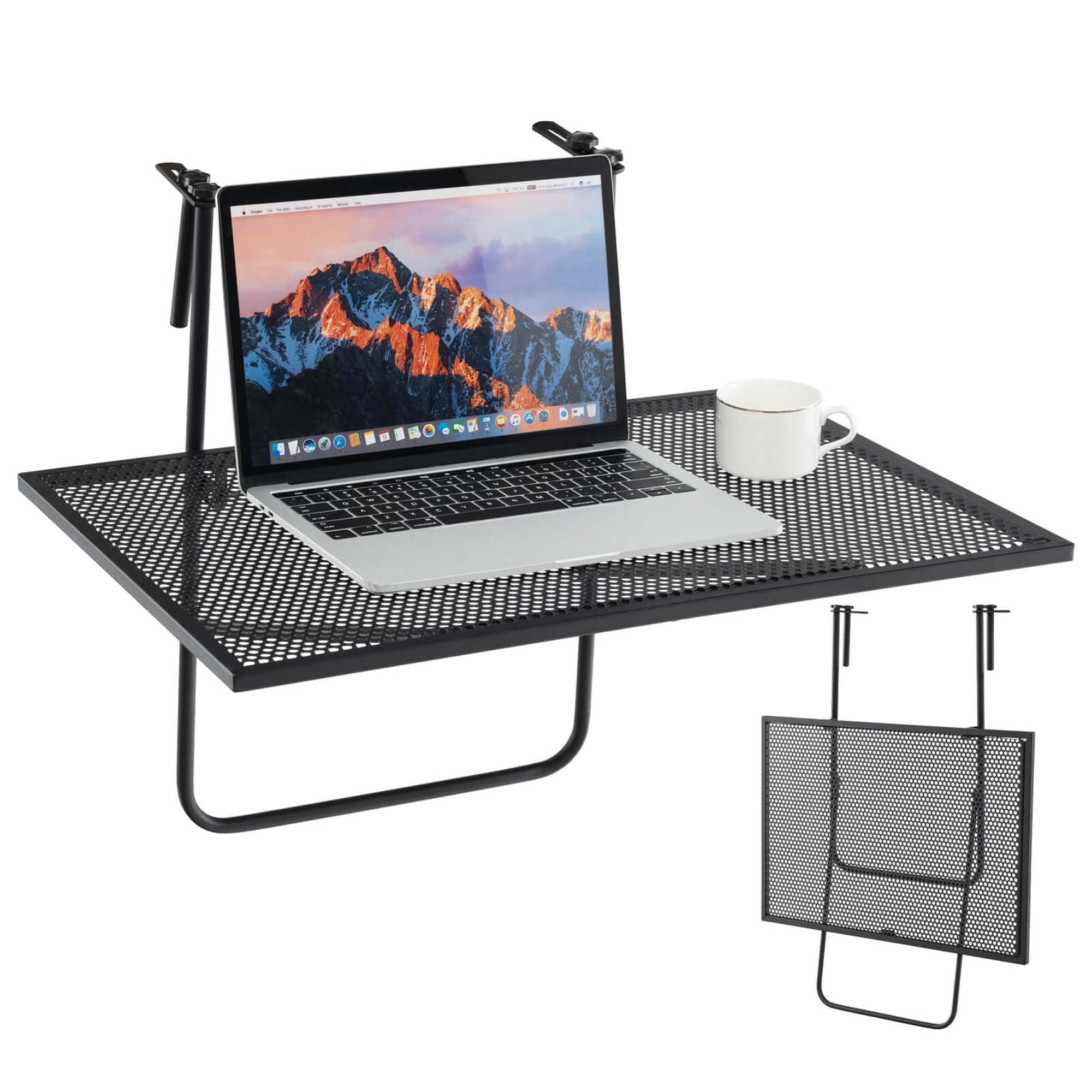 Click here for Costway Balcony Railing Table With Adjustable Hook... prices