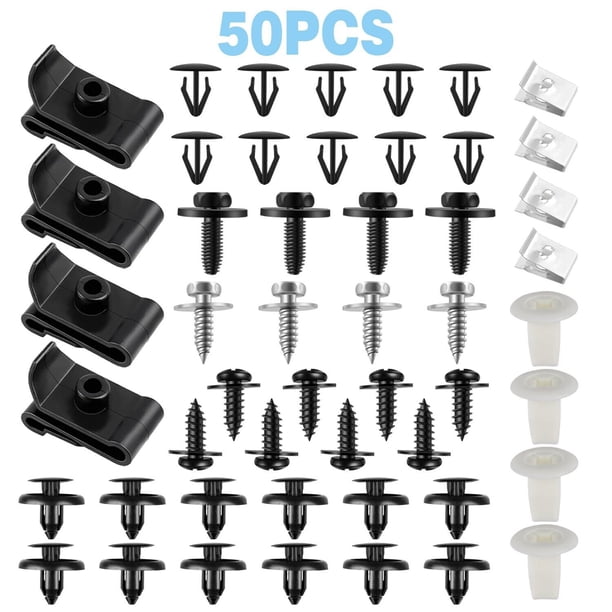 Liwarace Bumper Splash Shield Under Engine Push Clips Screw Rivet For ...
