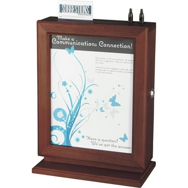 Safco, SAF4237NA, Bamboo Suggestion Box, 1 Each, Natural - Walmart.com