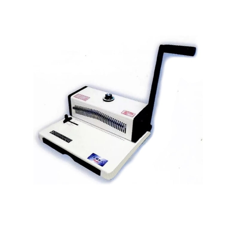 Engargoladora Zebra TD - 34 Para Arillo Y Espiral de Metal y Plastico Perforación de Cuadrada ...