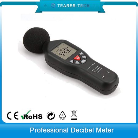 Lepai Decibel Meter, Professional Digital Sound Level Meter Decibel With Backlit Display High ...