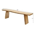 BALANBO Solid Wood Dining Bench Bedroom BenchesIn Footrest Stool Live ...