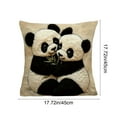ChicYu 3D Animal Pillow Cover Short Cushion Cover Cute Animal Design ...