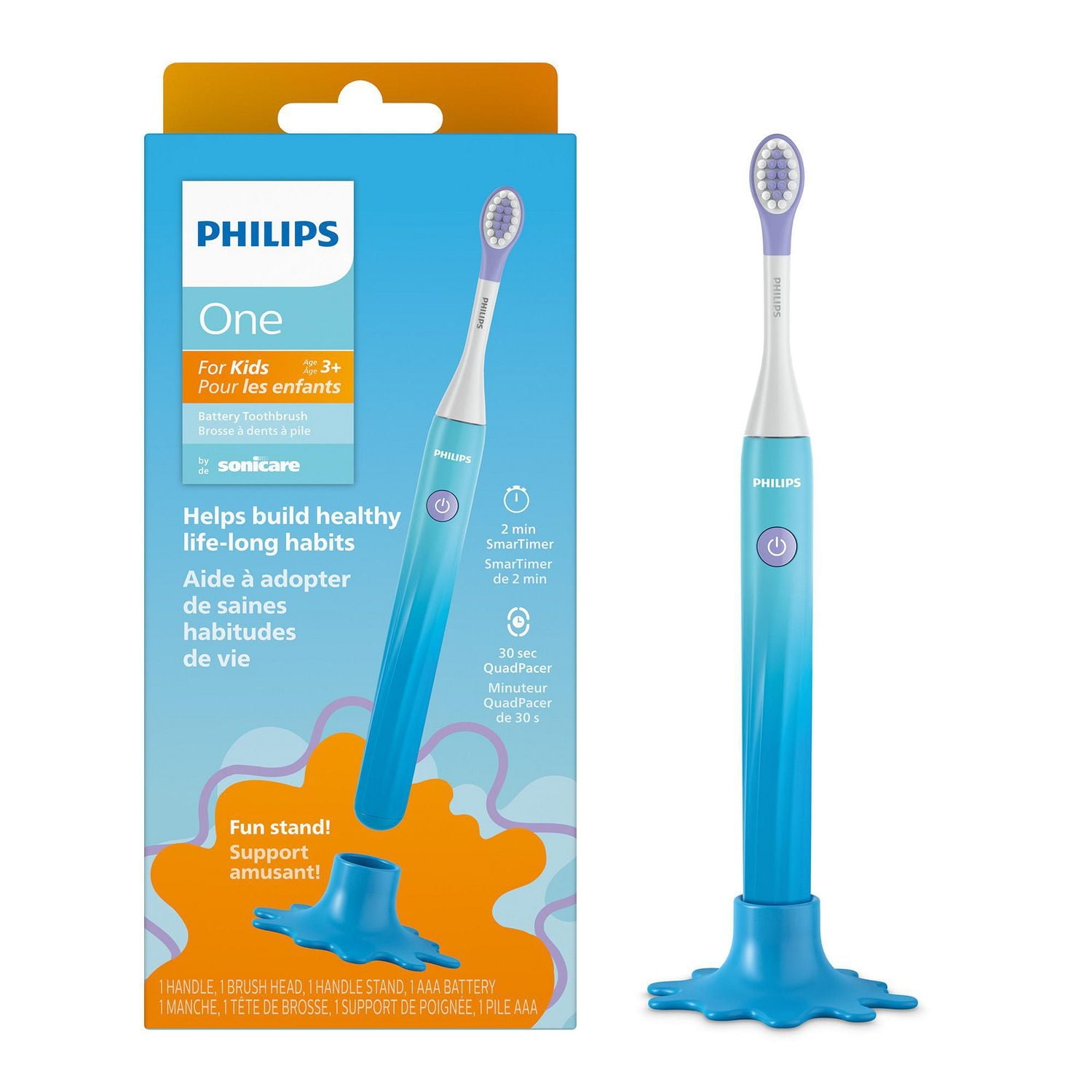 Click here for Philips One For Kids By Sonicare Battery Toothbrus... prices
