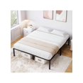 Bed Frame, No Box Spring Needed, Heavy Duty Metal Platform Bed Frame ...