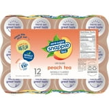 Snapple Zero Sugar Peach, Bottled Tea Drink, 16 fl oz, 12 Bottles ...