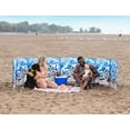 Beach Windscreen, Privacy Screen, Wind Blocker - Ships and Shells, with ...