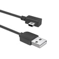 595cm USB2.0 to USB Charging Cable Power Only, Left Connector, Perfect ...