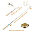 MalloMe Smores Sticks for Fire Pit Extra Long - Marshmallow Roasting ...