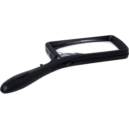4 LED Magnifying Glass, Hand Held Magnifier 4X/30X with 108 mm and 25 ...