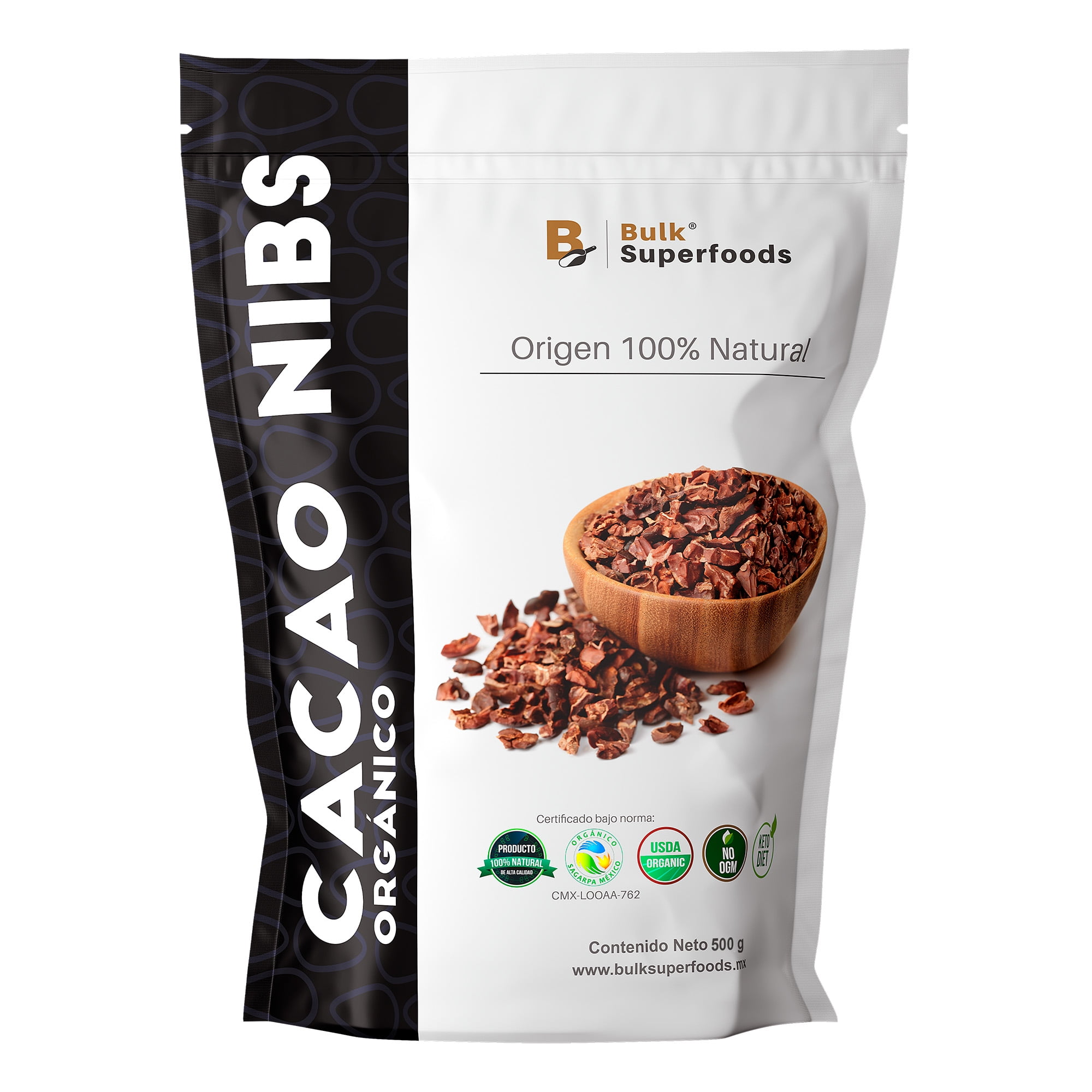 Cacao Nibs Premium 100%natural 500g Bulk Superfoods Cacao | Walmart en línea
