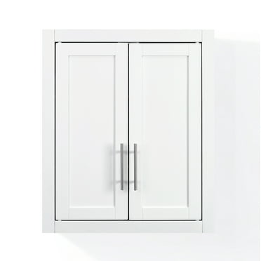 RSI HOME PRODUCTS ANDOVER SHAKER WALL CABINET, WHITE, 12X30 IN ...