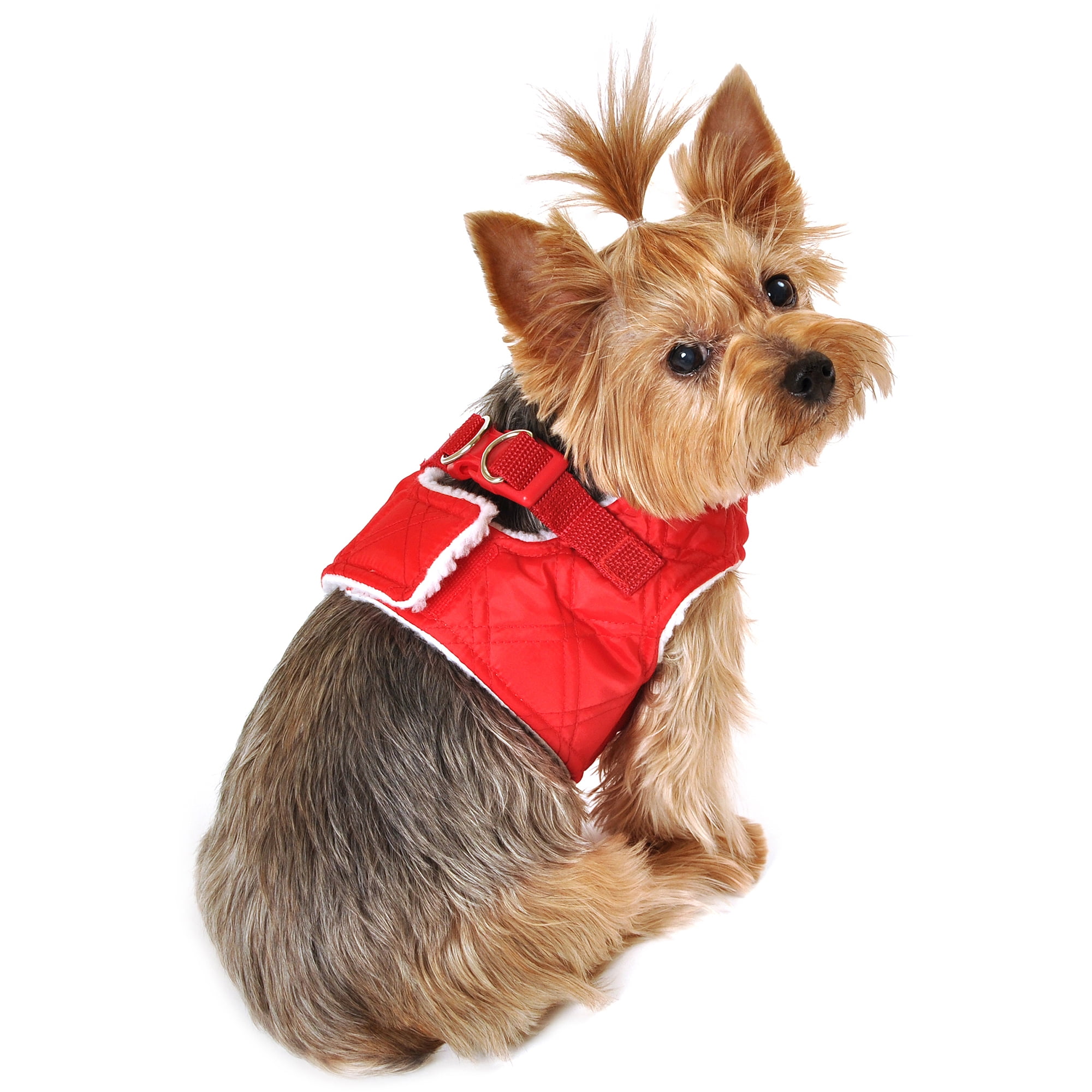 Holiday Pet Apparel SimplyDog Quilted Dog Body Harness, Red - Walmart.com