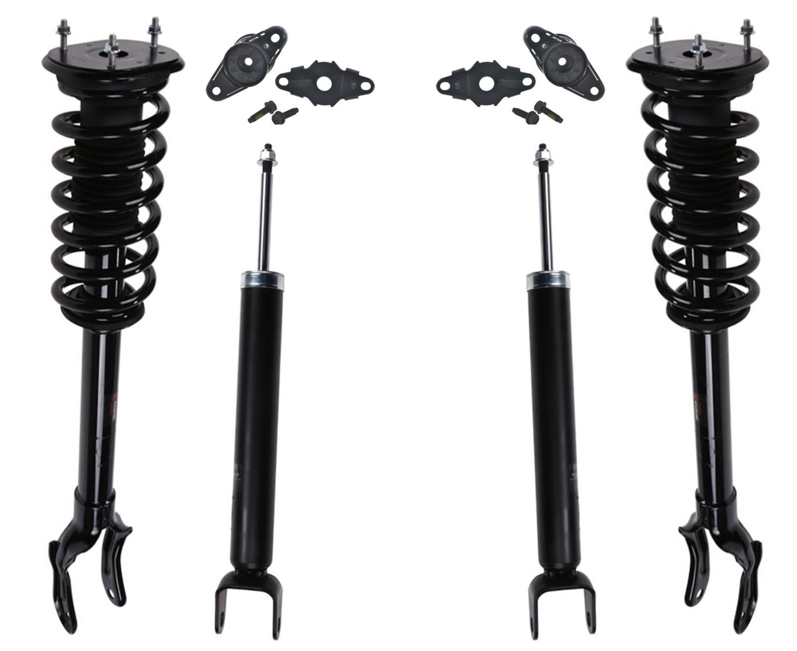 Front Complete Struts & Rear Shocks W/ Mounts For 2011-2015 Dodge ...