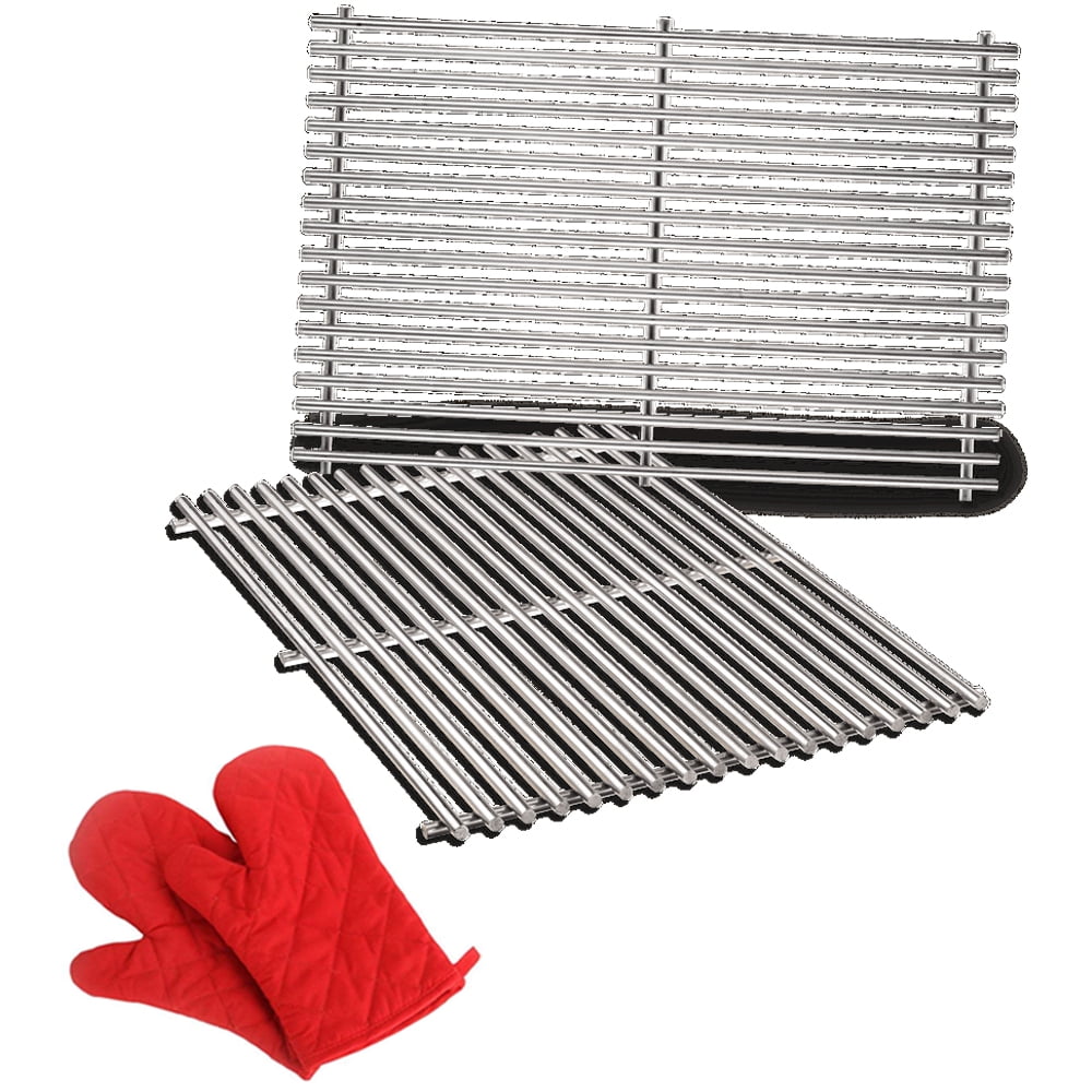 Weber 7528 Stainless Steel Cooking Grates for Weber Genesis 300 Series ...