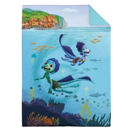 Disney Luca Sea Monsters are Real Ocean Blue, Aqua, Orange and Green 4 ...